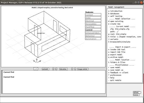 Exploring A Thermal Model ESRU Software Documentation