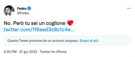 Ma Fedez non era in punto di morte la risposta del rapper all hater è da incorniciare