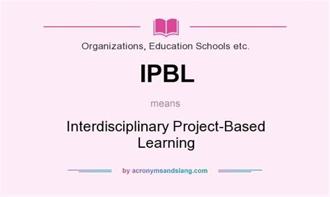 Ipbl Interdisciplinary Project Based Learning In Organizations