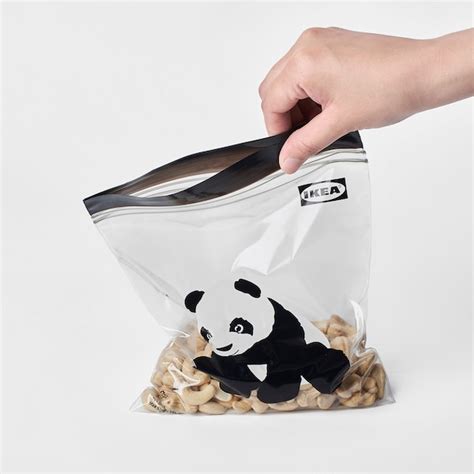 Istad Resealable Bag Panda 1 L Ikea