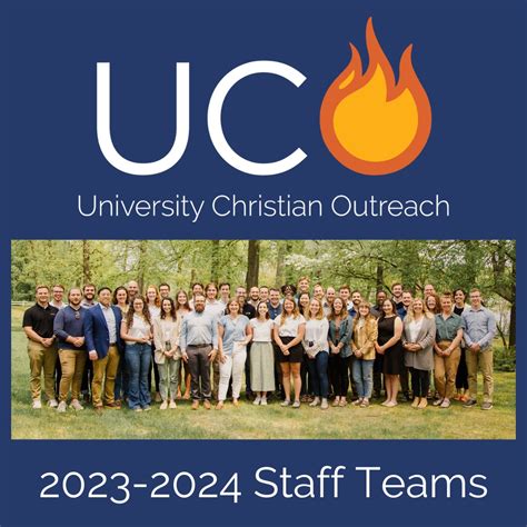 Our 2023 2024 Staff Team University Christian Outreach