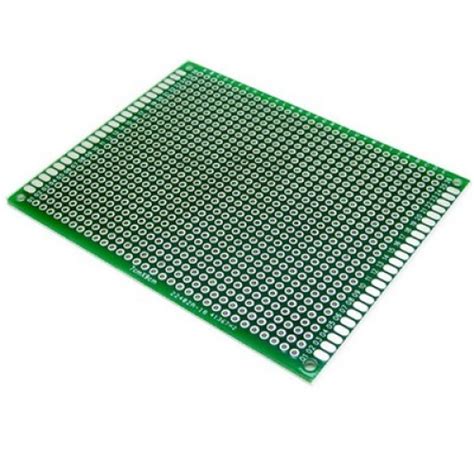 Double Sided Protoboard 7x9cm X2 Robotics In Canada