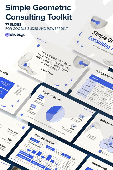 Simple Geometric Consulting Toolkit Google Slides Ppt