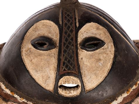 C1955 Belgian Congo Bemba Alunga Society Mask And Costume Parade Antiques Online Shop Uk