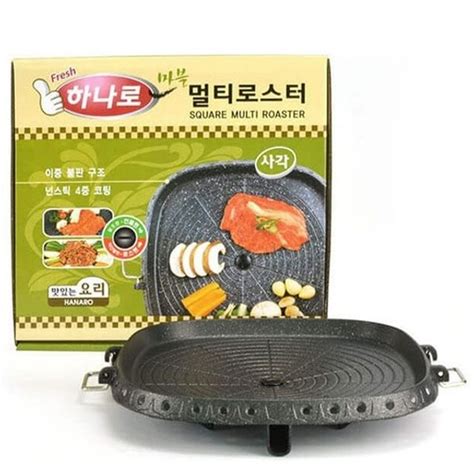 하나로 멀티 로스터 마블코팅 사각불판 32cm 고기불판 홈플러스 택배배송