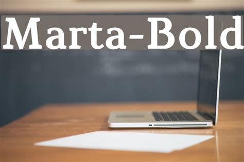 Marta Bold Font