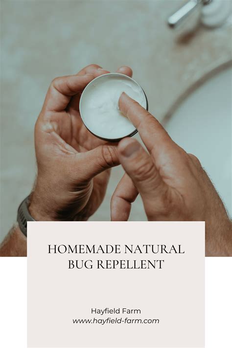 Homemade Natural Bug Repellent Hayfield Farm