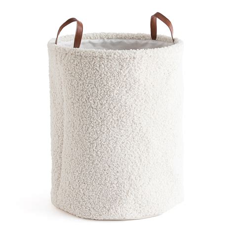 Корзина для белья из ткани букле Boucle Organizers Round по цене 6 400 ...