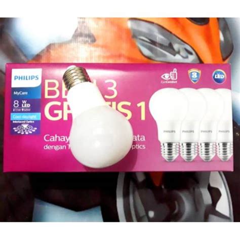 Jual Lampu Led Philips W Watt Harga Per Buah Lampu Shopee Indonesia