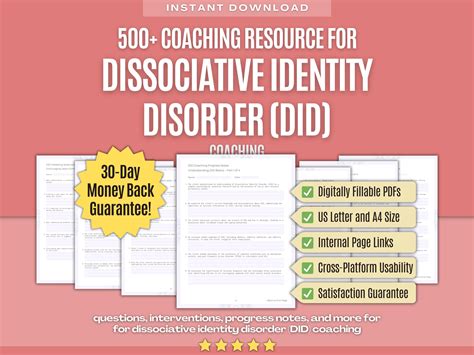 2500 Dissociative Identity Disorder Did Coaching Resource Bundle