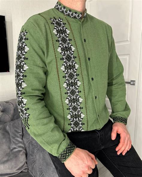 Мужская вышиванка — цена 1385 грн в каталоге Вышиванки Купить мужские вещи по доступной цене на