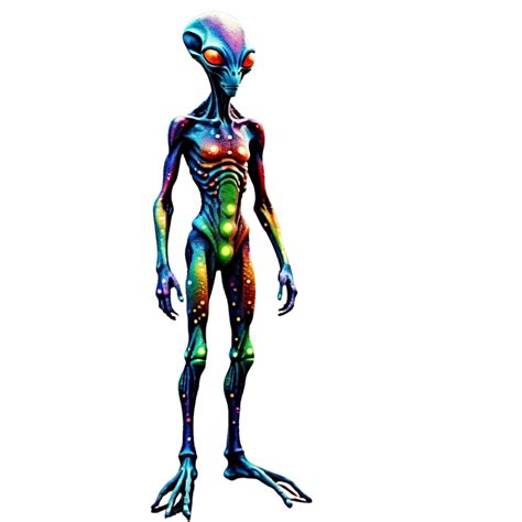 Download Ai Generated Alien Multi Color Royalty Free Stock