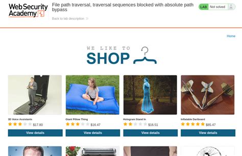 File Path Traversal Traversal Sequences Blocked With Absolute Path Bypass