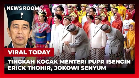 KOCAKNYA MENTERI PUPR BASUKI NYINGKAP JAS ERIC THOHIR SAAT HUT KE 78