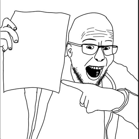 Soyjack Pointing At Paper Wojaktemplate