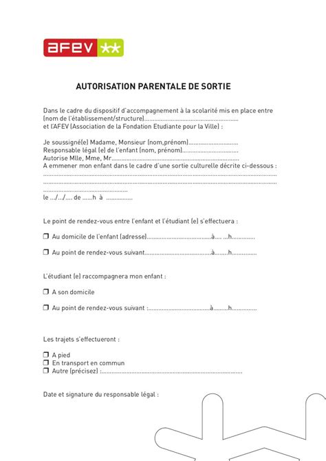 Modele Autorisation Parentale Soins Médicaux vrogue co