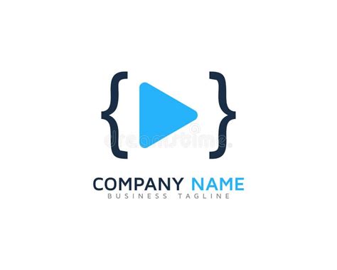 Codez Licône Visuelle Logo Design Element Illustration De Vecteur