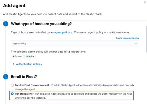Example Use Standalone Elastic Agent With Elasticsearch Service To