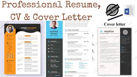 Design Professional Resume Cv And Cover Letter By Stat Charlie Fiverr
