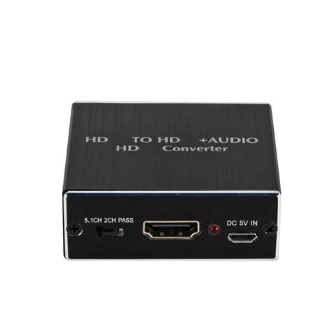 Extractor De Audio Divisor Compatible Con Hdmi Pass 20ch 51ch