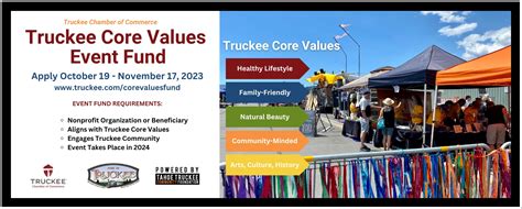 2024 Truckee Core Values Event Fund Application Cycle Opens Truckee Chamber Of Commercetruckee