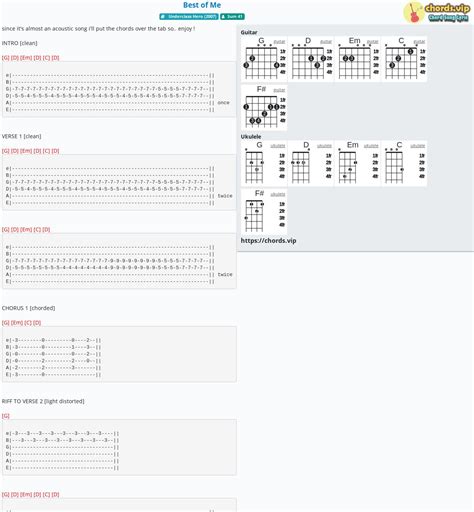Sum 41 With Me Guitar Chords