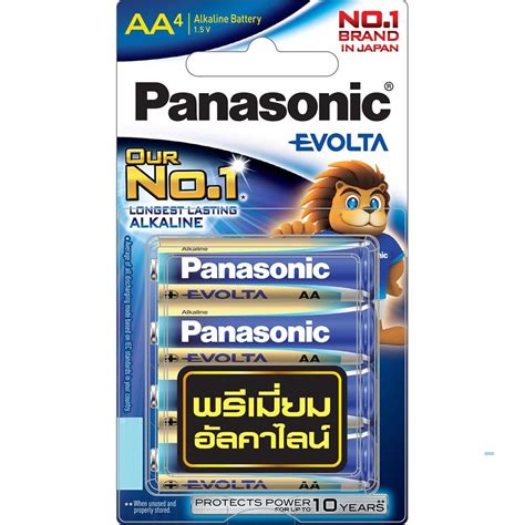แท้ 100 Panasonic Evolta Aa Aaa Premium Alkaline Battery ถ่านอัลคาไลน์