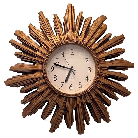 Orologio da cucina in ceramica bianca e blu Orologio da parete di metà secolo Esatta Germania