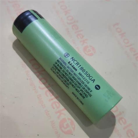 Jual Panasonic Ncr18650Ga 6W 3450Mah 10A Li Ion 18650 3 6V Flat Top