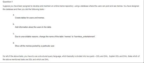 Solved DATABASE MANAGEMENT SYSTEMS Chegg