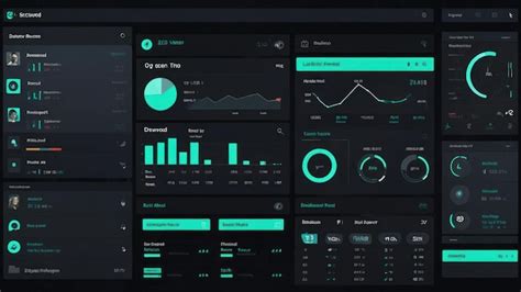 Premium Photo Modern Dashboard Analytics Interface