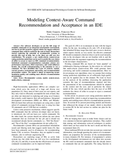 pdf modeling context aware command recommendation and acceptance in