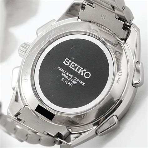 《sale》 セイコー Seiko ブライツ フライト エキスパートブラック文字盤 チタン メンズ腕時計 436mm ソーラー電波 男性