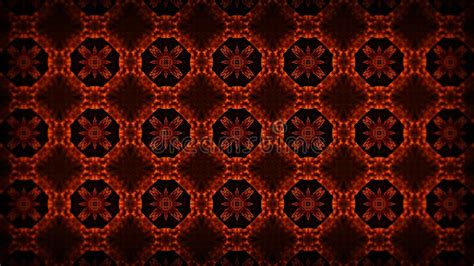An Image In Which Patterns Repeat Like A Mandala Or Kaleidoscope Stock
