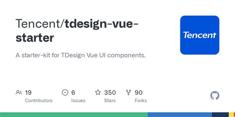 GitHub Tencent Tdesign Vue Starter A Starter Kit For TDesign Vue UI
