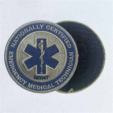 Emt Tactical Patch Blue National Registry Of Emergency Medical