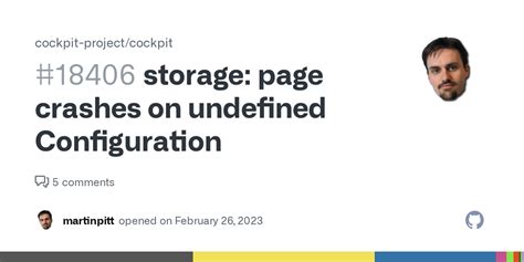 Storage Page Crashes On Undefined Configuration · Issue 18406