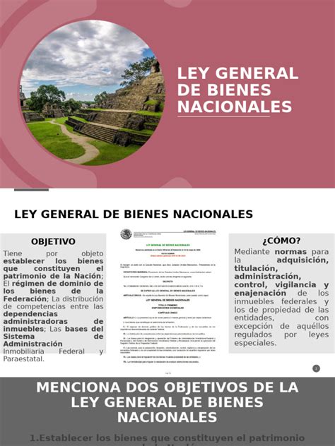 Ley General De Bienes Nacionales Pdf