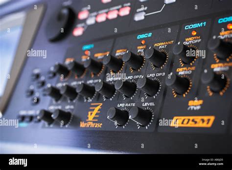 Synthesizer Knobs Hi Res Stock Photography And Images Alamy