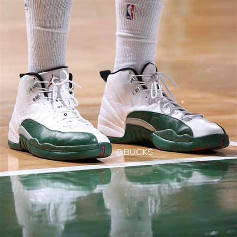 贾巴里·帕克上脚雄鹿配色 Air Jordan 12 Pe 34992