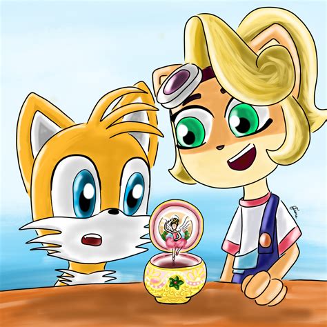 Tails Y Coco Bandicoot Repair A Porcelain Mus By Fioreandresr On Deviantart