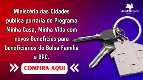 Ministério Das Cidades Publica Portaria Do Programa Minha Casa Minha