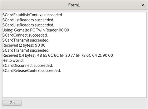 Ludovic Rousseaus Blog Pcsc Sample In Free Pascal Lazarus