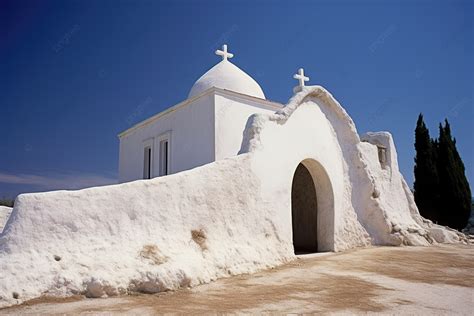 그리스에 백인 교회가 세워졌다 건축물 교회 그리스 배경 일러스트 및 사진 무료 다운로드 Pngtree