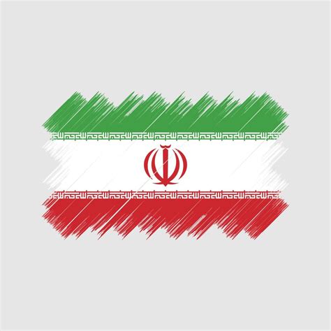 Iran Flag Brush National Flag 11166527 Vector Art At Vecteezy