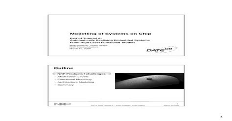 modelling of systems on chip mcgill universitymsdl cs mcgill ca