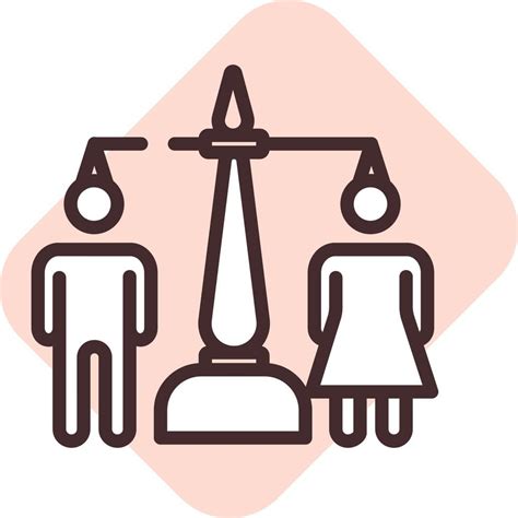 Gender Equality Law Illustration Vector On A White Background