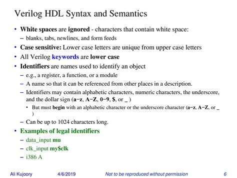 Introduction To Verilog Sonoma Ppt Download