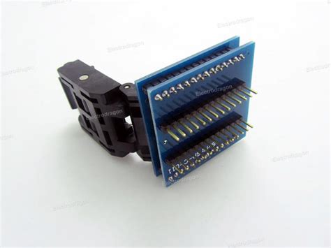 Tqfp32 To Dil28 Programmer Socket Electrodragon