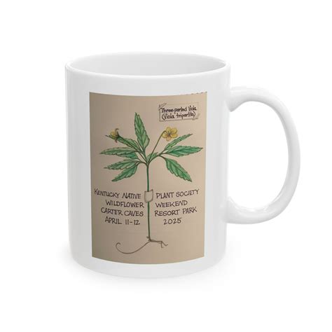 Anne Proffitt Ww2025 Ceramic Mug 11oz Kentucky Native Plant Society